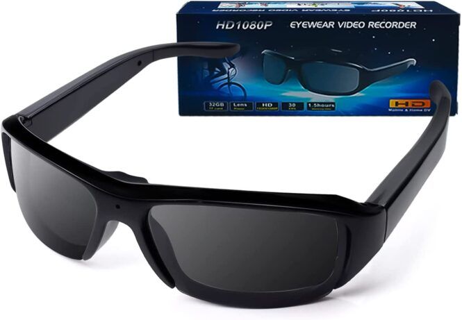 Ansxiy Waterproof Sunglasses Hidden Camera - SpyCamCentral