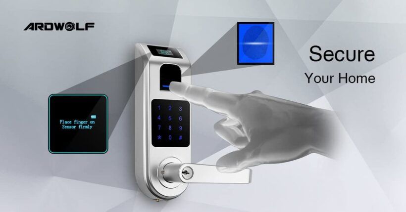 Ardwolf Fingerprint Door Lock - SpyCamCentral