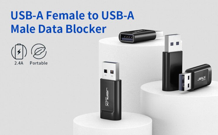 JSAUX USB Charging Data Blocker (4x) - SpyCamCentral