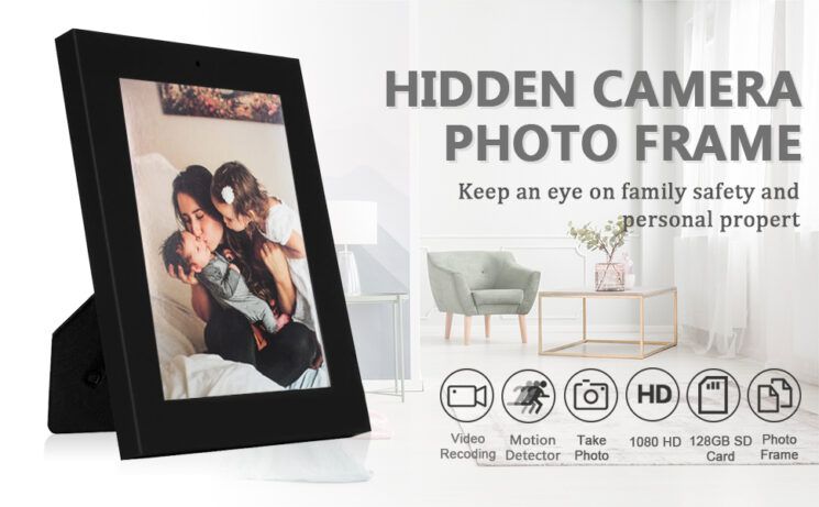 JLRKENG Photo Frame Hidden Camera - SpyCamCentral