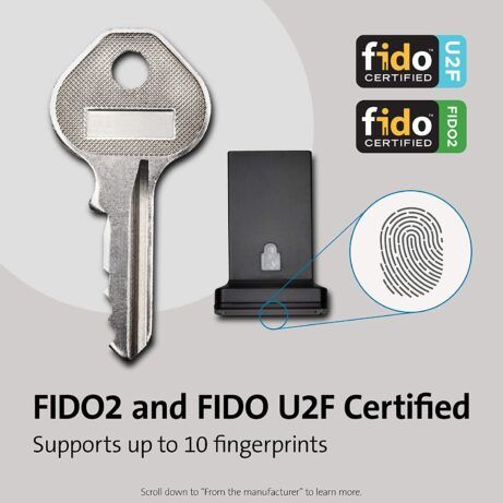Kensington FIDO USB Fingerprint Reader Key (Windows & Mac) - SpyCamCentral