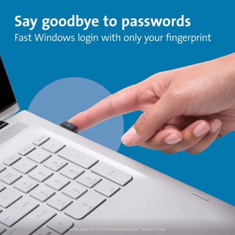 Kensington Windows Login USB Fingerprint Reader - SpyCamCentral