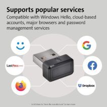 Kensington Windows Login USB Fingerprint Reader - SpyCamCentral