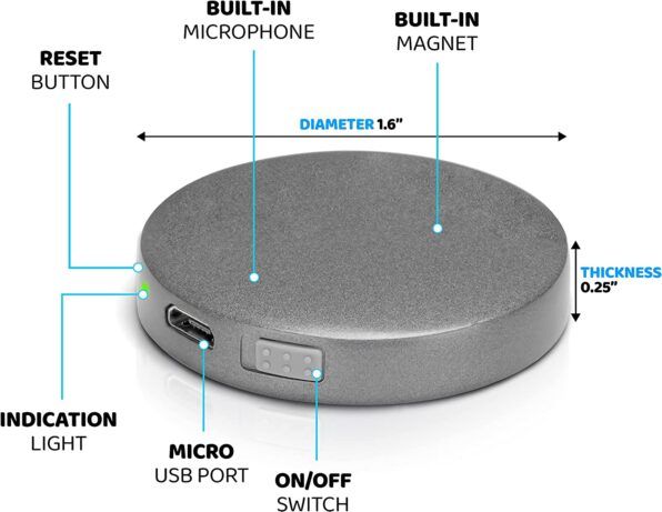 Knight Magnetic Voice Activated Recorder - SpyCamCentral