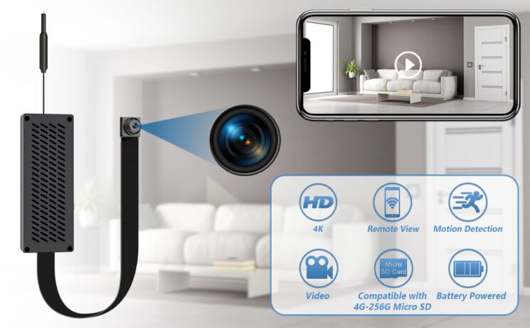 Mituut Wearable Button Hidden Camera - SpyCamCentral