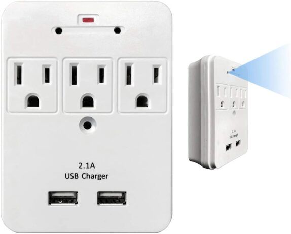 SCS AC Outlet Wifi Spy Camera - SpyCamCentral