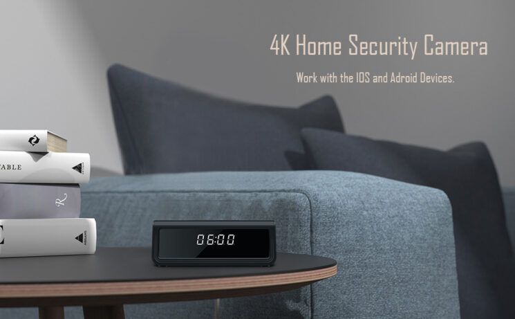 Waymoon Wifi Digital Clock Spy Camera - SpyCamCentral