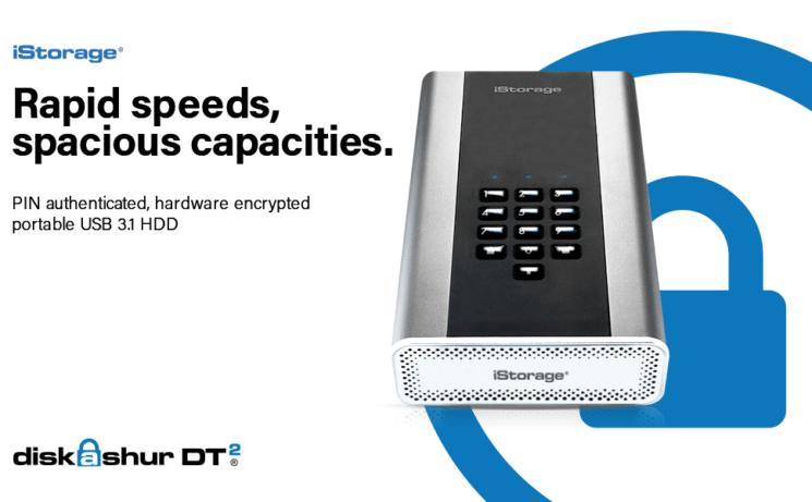 iStorage Secure Encrypted Portable Hard Drive - SpyCamCentral