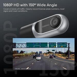 Cooau WiFi Mini Dash Cam Recorder - SpyCamCentral