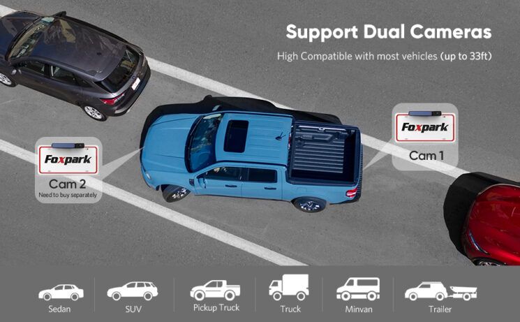 Foxpark Solar Wireless Vehicle Backup Camera - SpyCamCentral