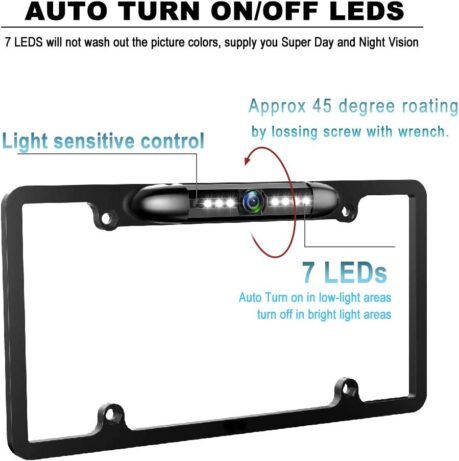 GLK License Plate Backup Camera - SpyCamCentral