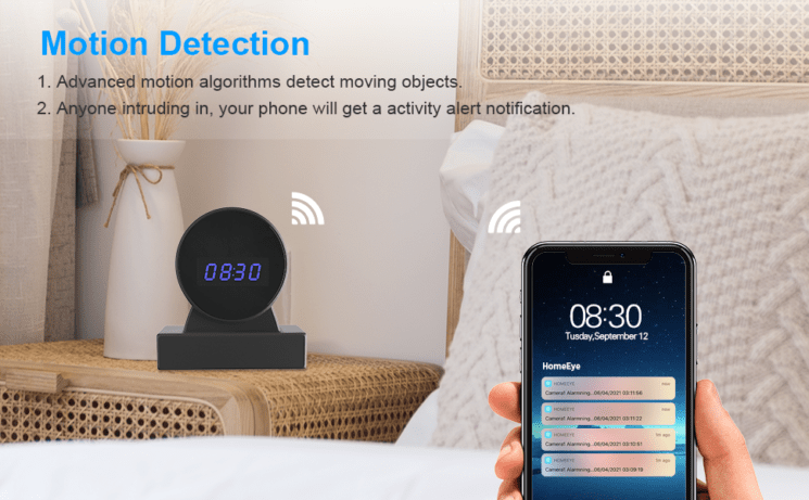 GooSpy Digital Clock Hidden Camera - SpyCamCentral