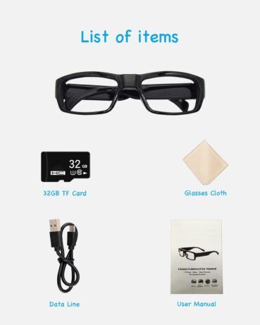 Honis Glasses Hidden Camera - SpyCamCentral