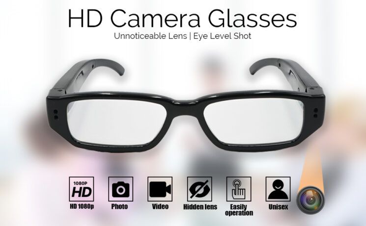 Sheawasy Hidden Spy Camera Glasses - SpyCamCentral