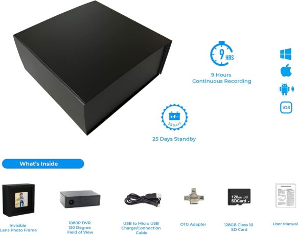 Cam-Vox Picture Frame Nanny Cam - SpyCamCentral